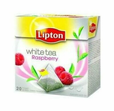 3 x Lipton Raspberry White Tea 20 Teabags (Pack of 3) | eBay UK