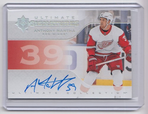 2021-22 Upper Deck Ultimate Collection Signatures Anthony Mantha Auto ...