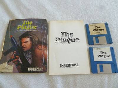 AMIGA COMPUTER PC GAME THE PLAGUE W MANUAL VINTAGE 1989 INNERPRISE SOFTWARE | eBay