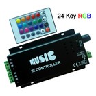 20 Key 24 Key 2.4G music controller DC12-24V RGB Sound Sensitive remote ...