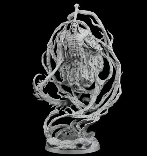 150mm Resin Figure Model Kit Death Undead Warrior Charon Skeleton Souls ...