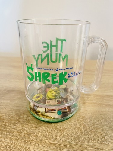 Vtg Shrek Howw Mfg Cup Mug W/Toys Trinket Bottom The Muny Live Theater ...