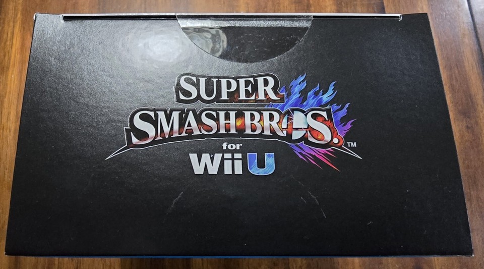 SEALED Super Smash Bros WiiU game Bundle Box w gamecube controller ...