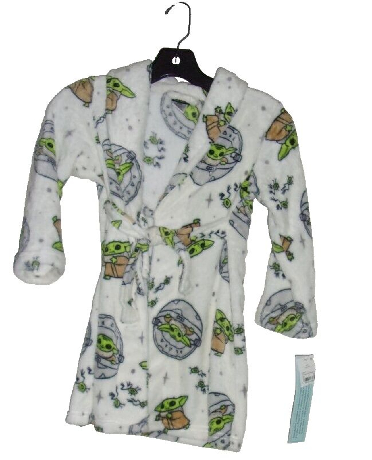 Star Wars Disney Bath Robe Child Sz. XS 4-5 The Mandalorian Grogu Baby ...