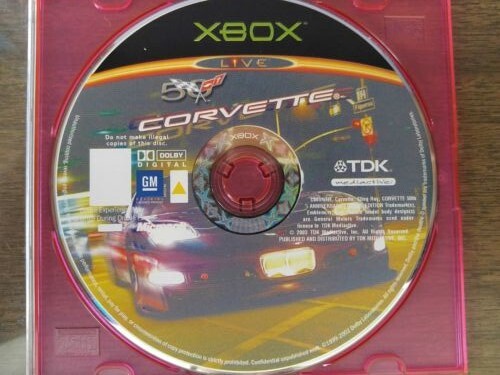 Corvette Xbox Microsoft DISC ONLY With no ESRB Rating on disk Tested ...