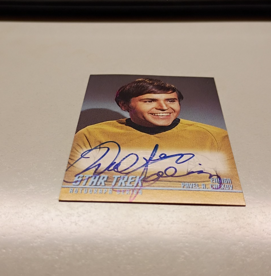Walt1er Koenig Chekov 1998 Skybox Star Trek TOS Autograph A28 | eBay