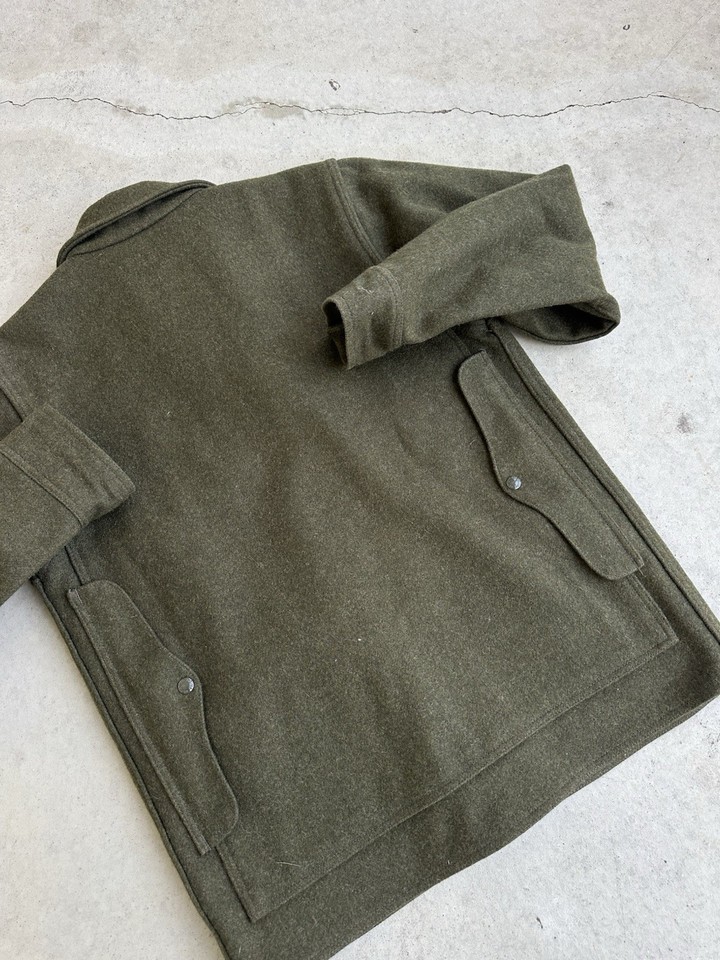 Vintage Filson Mackinaw Cruiser Sz 42 Style 110 Forest Green Wool ...