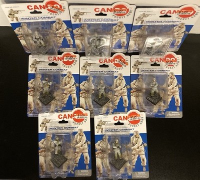 Can.Do Pocket Army- lot of 8 Winter Combat Eastern Front figures -New ...
