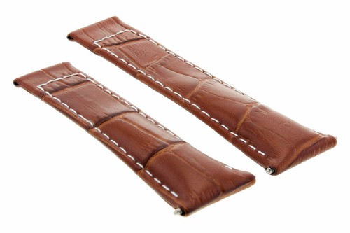 LEATHER STRAP BAND FOR ROLEX DAYTONA 16520 116519 TAN WS REGULAR ...