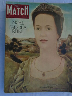 Magazine Paris Match - 610 - decembre 1960 - NOEL FABIOLA REINE | Très ...