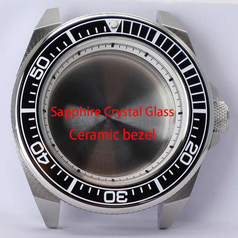 Seiko Samurai mod Watch Cases Sapphire For Seiko NH35 nh36 Movement 28 ...