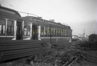 1940s Shore Fast Line - Interurban Cars - Vintage Railroad Negative ...