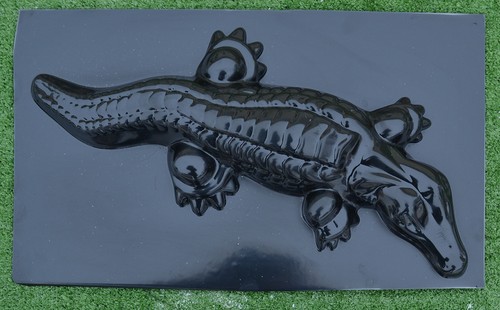 Concrete Mold Crocodile Decorativ Casting Cement Gator Alligator 1 ...