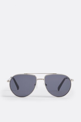FRENCH CONNECTION SILVER FRAME UNISEX AVIATOR SUNGLASSES RRP $79 | eBay ...