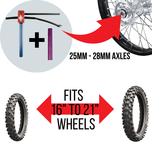 Baja No Pinch Motorcycle Tire Mounting Tool - Tire Changing Tool 25mm ...
