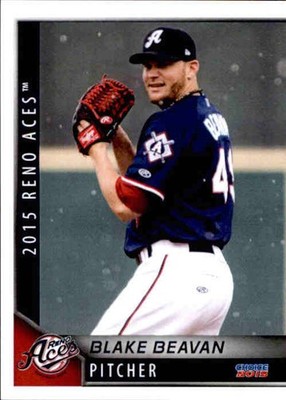 2015 Reno Aces Choice #3 Blake Beavan Keller Texas TX Baseball Card | eBay