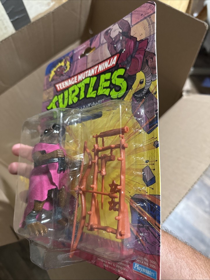 1990 TMNT Splinter Action Figure MOSC Unpunched | eBay
