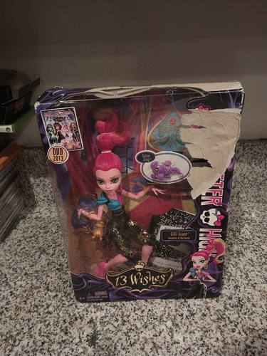 Monster High Gigi Grant "Daughter Of The Genie" Doll 13 Wishes New In ...