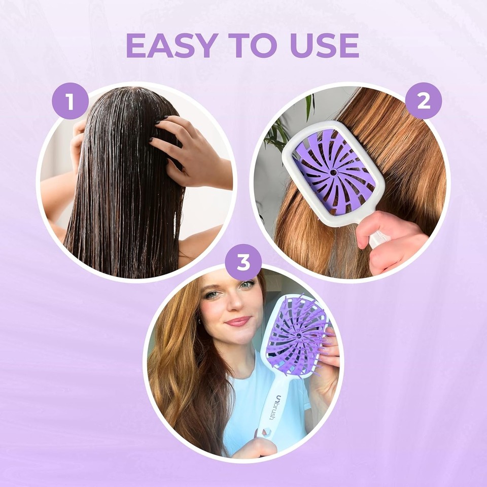 FHI Heat New UNbrush!! UNbrush Plus Detangler Brush for Gentle and ...