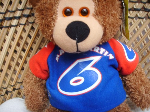 Nascar Mark Martin Teddy Bear Plush 14" Stuffed Animal Toy Roush Racing ...