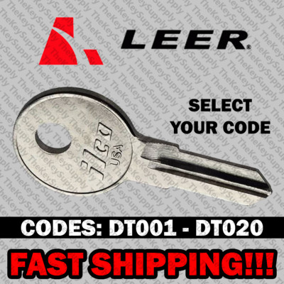LEER Tonneau Cover Key Cut to Your Code DT001 - DT020 | eBay