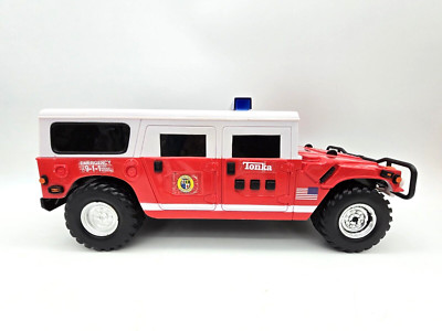 Vintage 2000 Tonka Hasbro Fire Department Rescue Hummer Truck WORKS ...