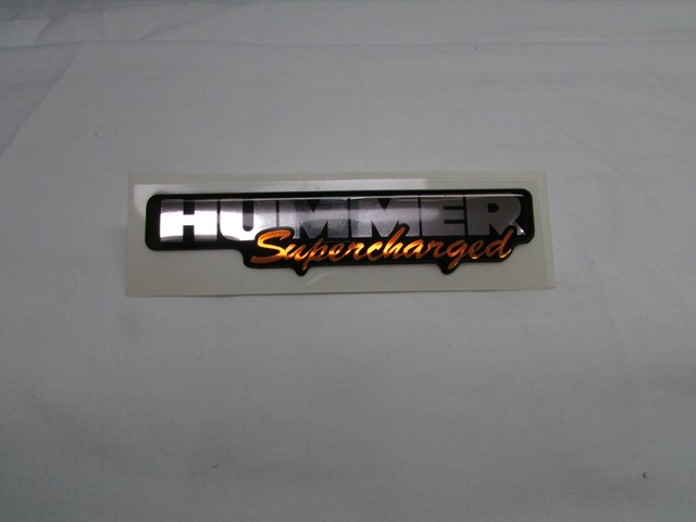 Hummer Supercharged Emblem GM | eBay