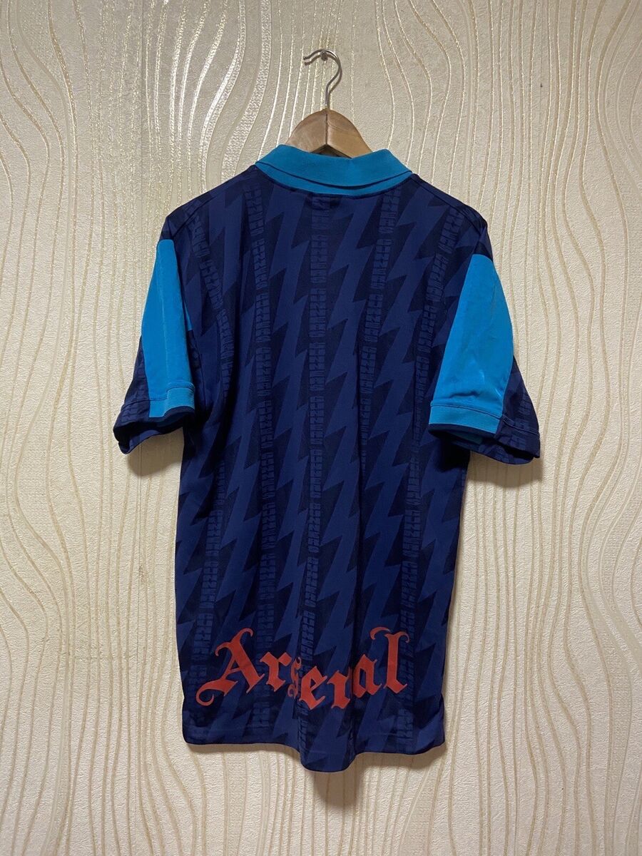 ARSENAL LONDON 1994 1995 AWAY FOOTBALL SHIRT SOCCER JERSEY ARSENAL LONDON 1994 1995 AWAY FOOTBALL SHIRT SOCCER JERSEY