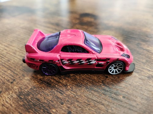 2012 Mattel Hot Wheels Mazda RX-7 24/Seven Pink Die-Cast 3 Inch | eBay
