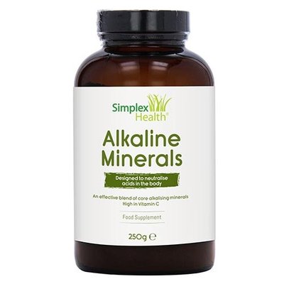 Simplex Health Alkaline Minerals 250g Alkaline Diet pH Balance Powder ...