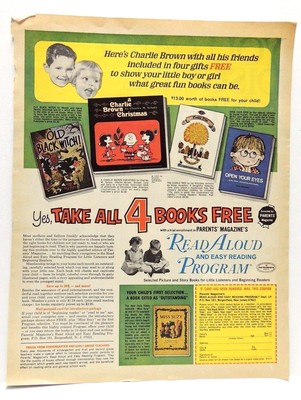 Vintage 1968 Parents Magazine Books w/ Sears ad On Back Magazine Ad ...