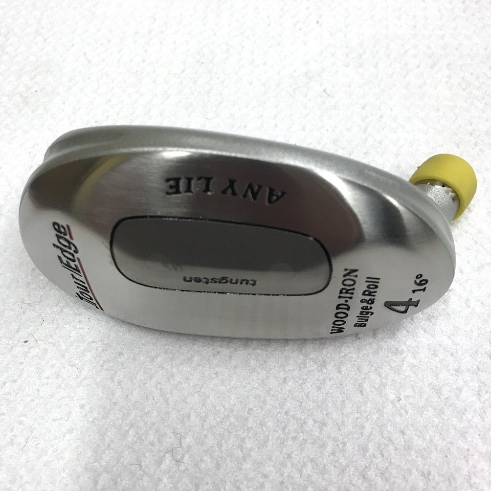 Tour Edge ANY LIE Bulge & Roll Wood-Iron - #4 / 16° Loft - LH Club Head ...
