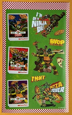 Teenage Mutant Ninja Turtles Sticker Sheet | eBay