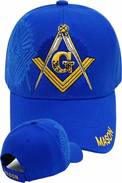 Mason Baseball Cap Blue Masonic Logo Hat Masons Emblem Freemasons ...