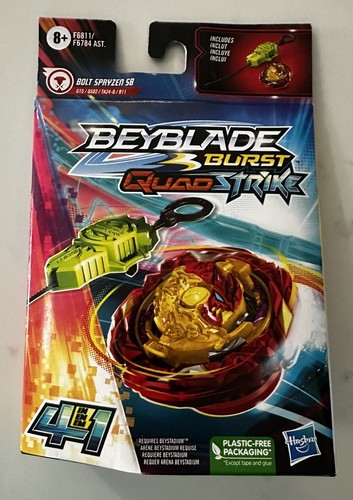 NEW Beyblade Burst QuadStrike Bolt Spryzen S8 Spinning Top Starter Pack ...
