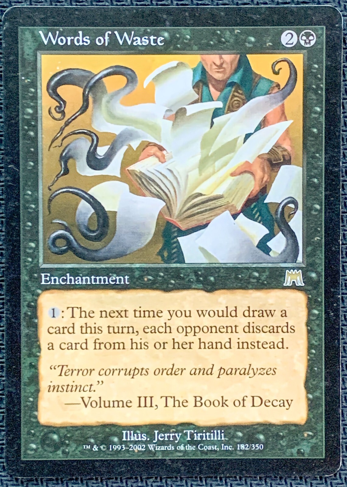 Words of Waste - Onslaught (ONS) - Black - MTG - LP / MP | eBay