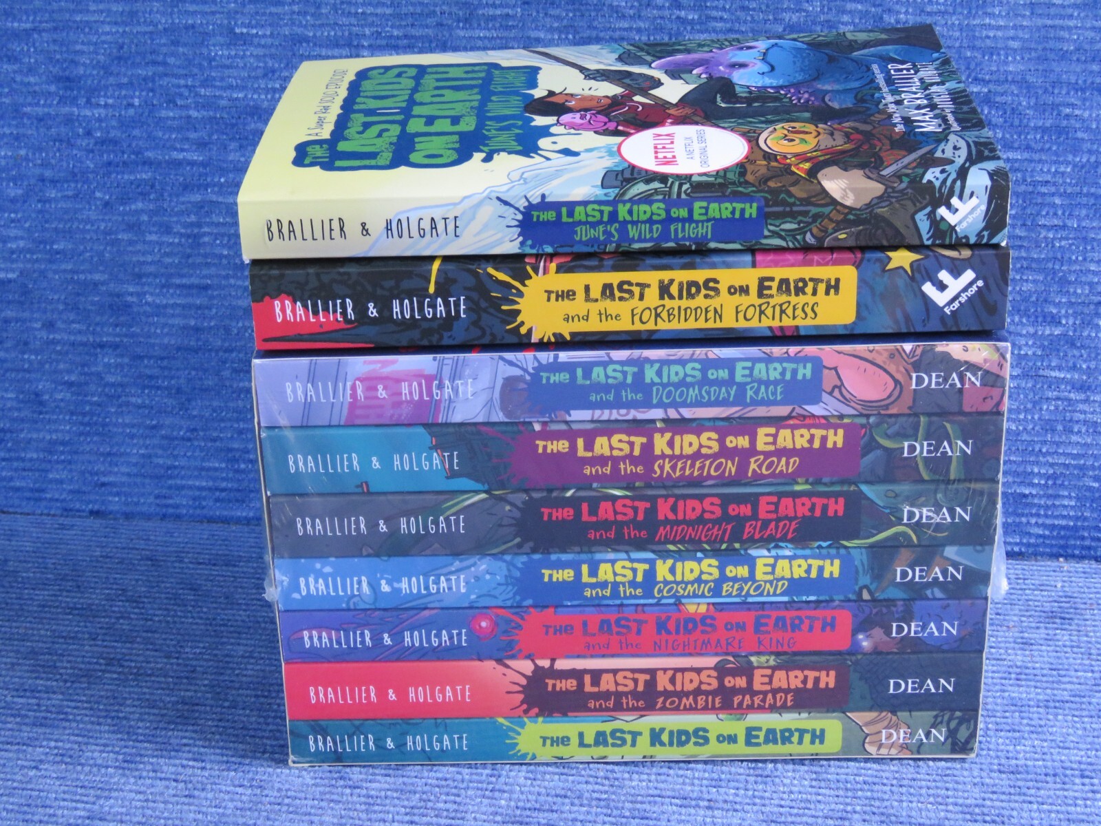 THE LAST KIDS ON EARTH 9 BOOKS NEW MAX BRALLIER DOUGLAS HOLGATE WILD ...