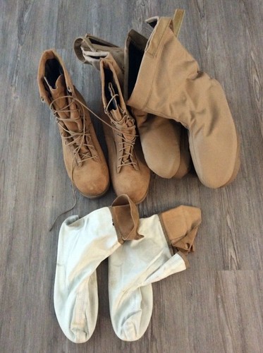 Military Cold Weather Boots Size 12W. Cold Weather Boot Covers AND Boot ...