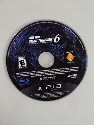 Gran Turismo 6 (Sony PlayStation 3 PS3, 2013) DISC ONLY 711719982968 | eBay