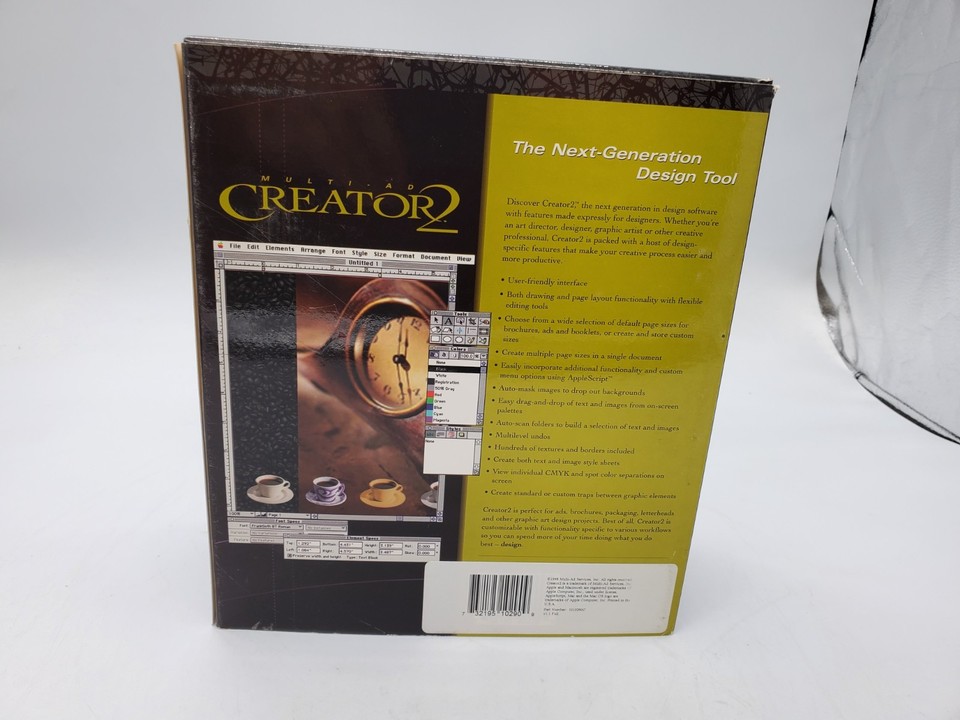 MULTI AD CREATOR 2 VERSION 1.1 Full [MAC]- VINTAGE 1997 - [BOXED] | eBay