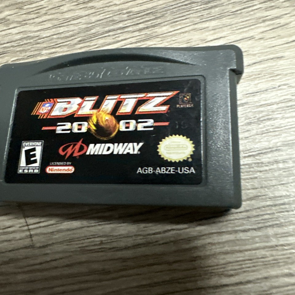 NFL BLITZ 20-02 NINTENDO GAMEBOY ADVANCE SP GBA | eBay