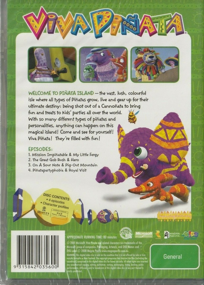 Viva Pinata Vol. 3 DVD New and Sealed Region 4 | eBay