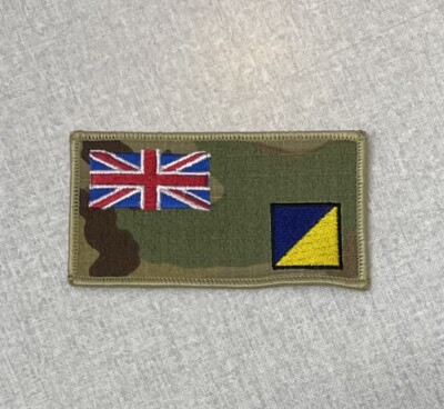 RLC MTP Colour Union Jack Zap Blood Group Badge Army Military Patch Hook Loop | eBay UK