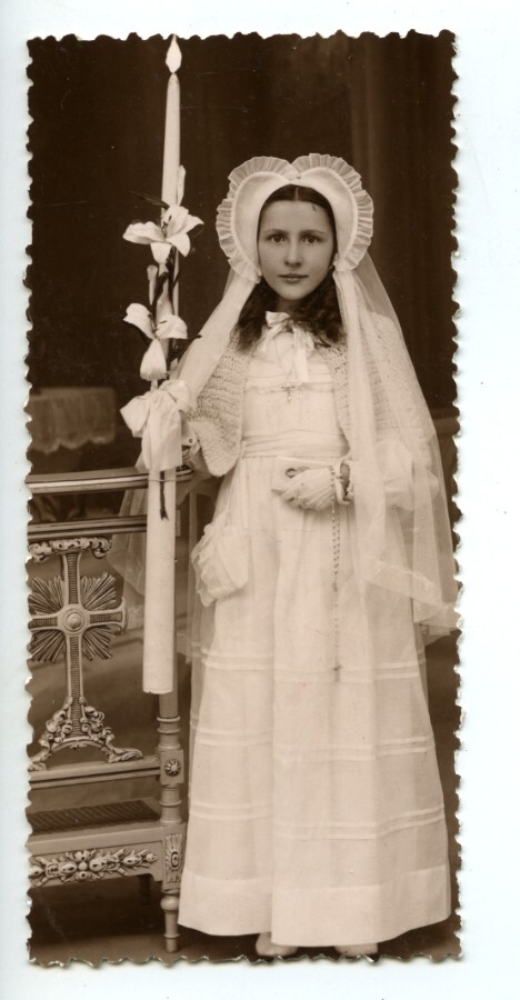 France catholic religion Girl First communion Old Photo 1930 | eBay