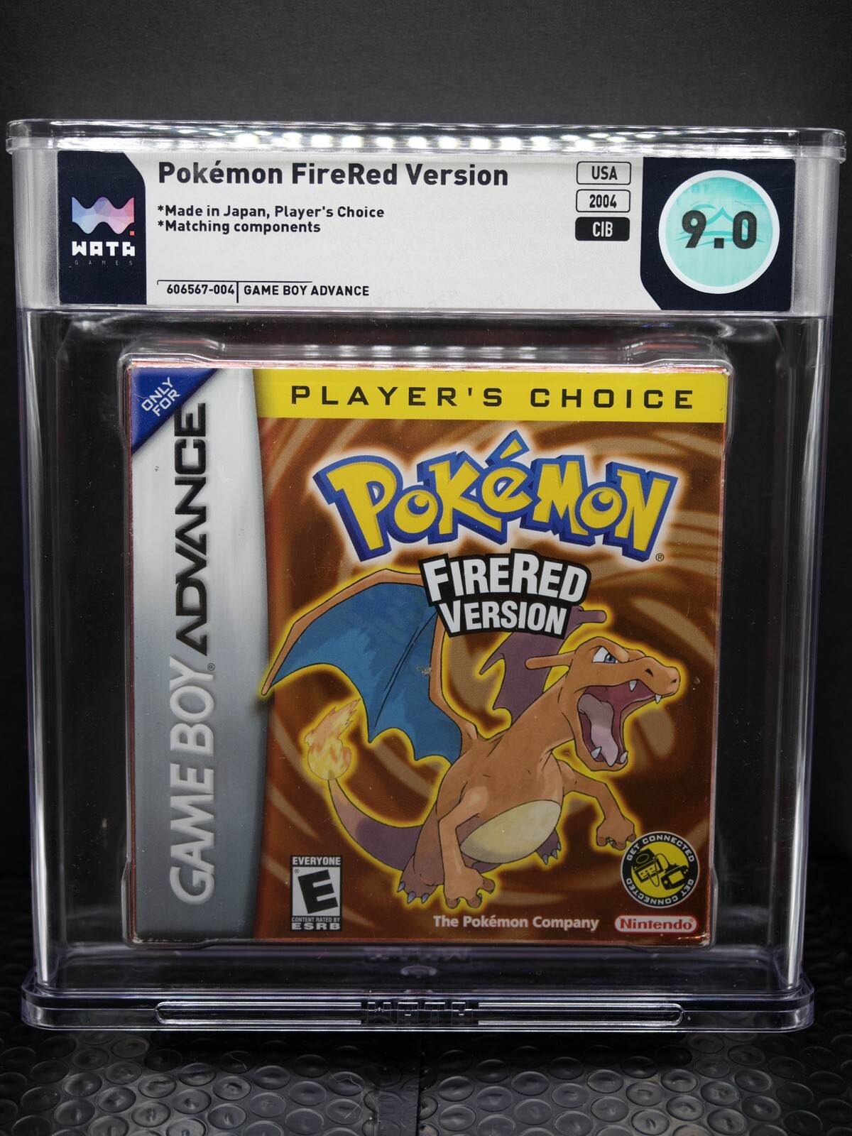 Pokemon FireRed Version Nintendo Game Boy Advance WATA 9.0 CIB Complete ...