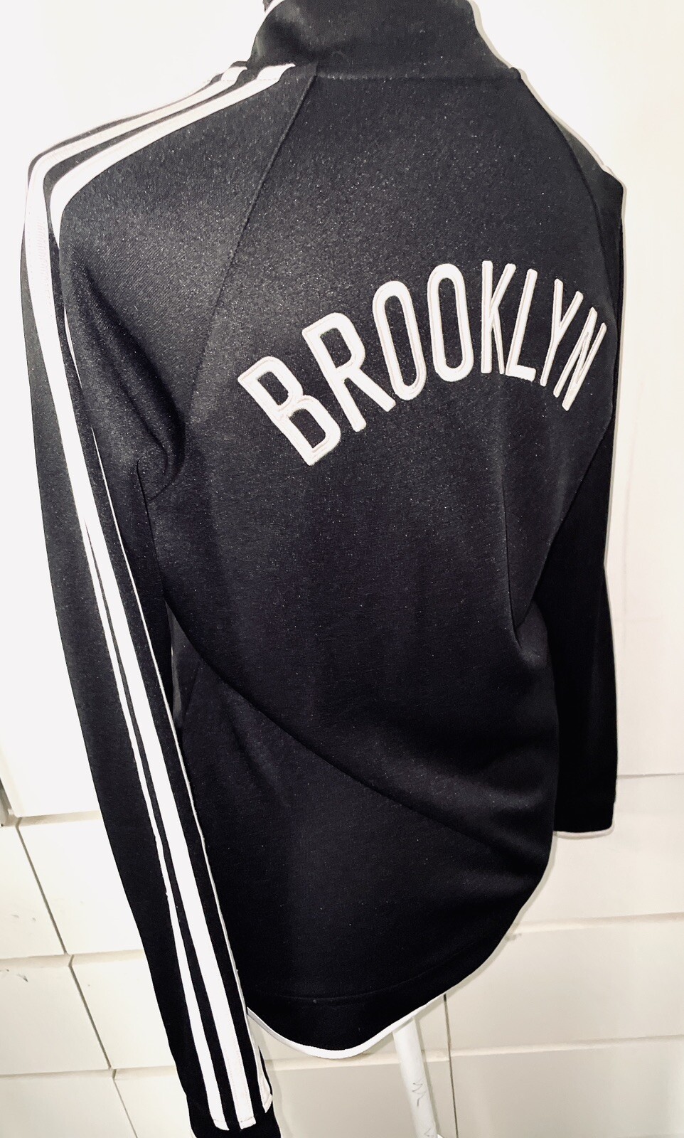 ADIDAS WOMENS ON HOME COURT WNBA BROOKLYN (NETS) ZIP UP BASKETBALL ...