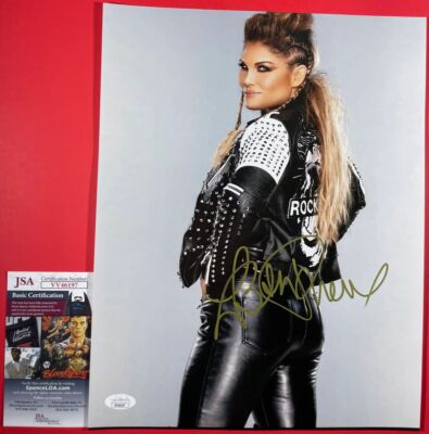 WWE NXT Beth Phoenix Autographed 11x14 Photo E Signed Wrestlemania JSA ...