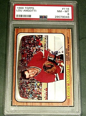 1966 TOPPS #116 LOU ANGOTTI PSA 8 NM-MT | eBay