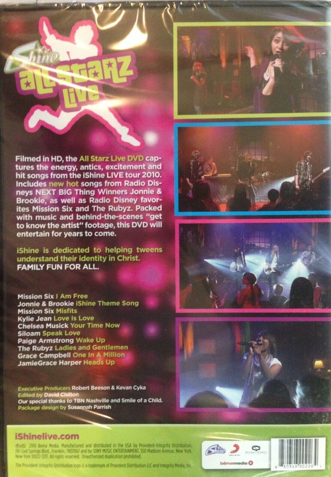 All Starz Live, iShine, DVD, 2011, Totally Tweaked for Tweens, New | eBay