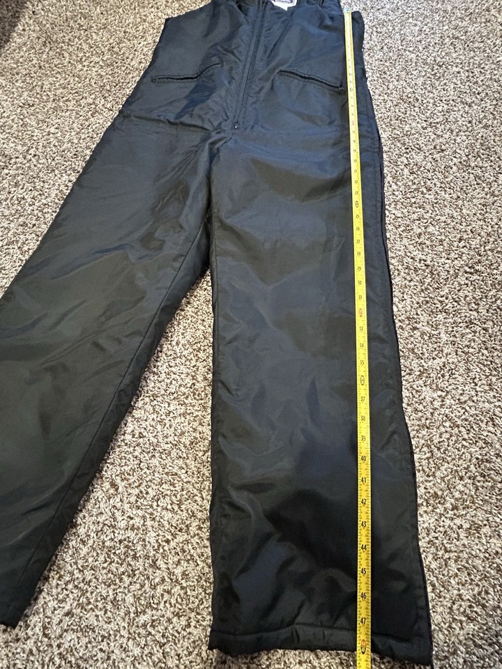 Vintage Skidoo Snowmobile Bibs Snow Pants Mens L Black Overalls ...